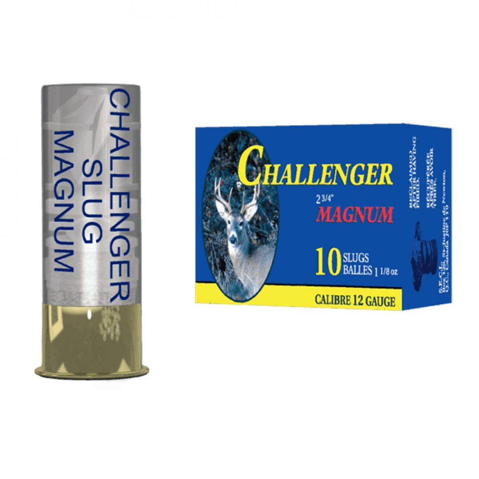 CHALLENGER BIG GAME 12GA SLUG MAGNUM, 1-1/8OZ, 2-3/4″ – Pronature ...