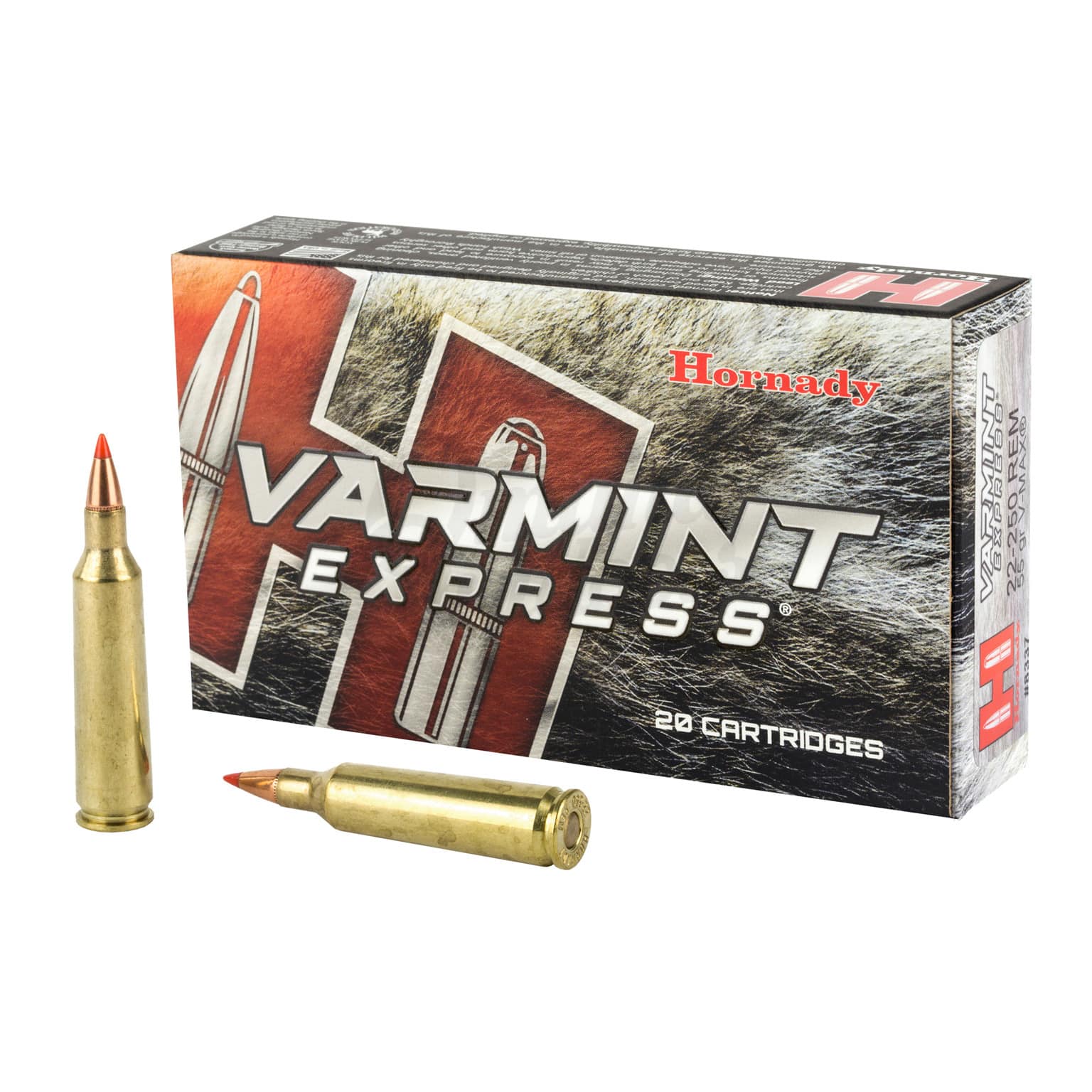 Hornady Varmint Express 223 REM 55gr V-MAX 3240 FPS 20 Rnds – Pronature ...