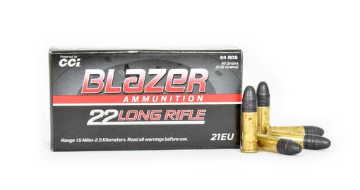 CCI-Blazer .22lr-40-grain-lead-round-nose-50 rounds – Pronature Edmundston