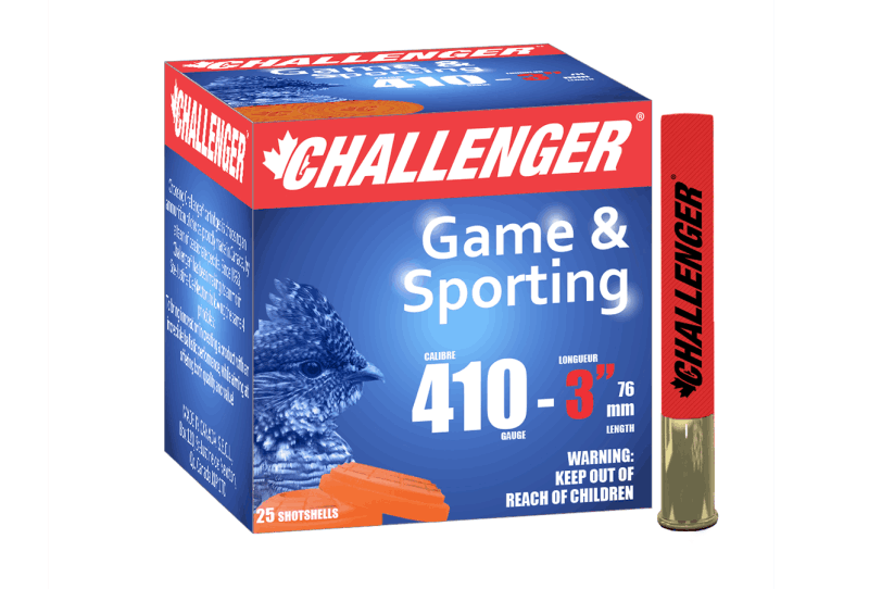 Challenger Game & Sporting 410Ga 3″ #5 High Brass 25 Round Box ...
