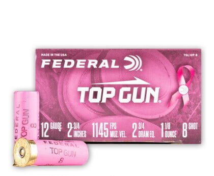 Federal Top Gun Target, 12 Gauge, 2 3/4″, 1 1/8 oz., #8 Shot ...