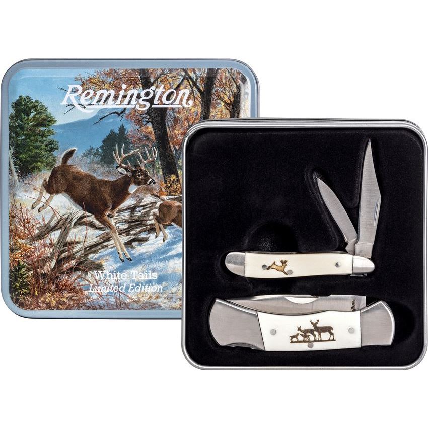 Remington Whitetail Collector Knife & Tin Set #15693 – Pronature Edmundston